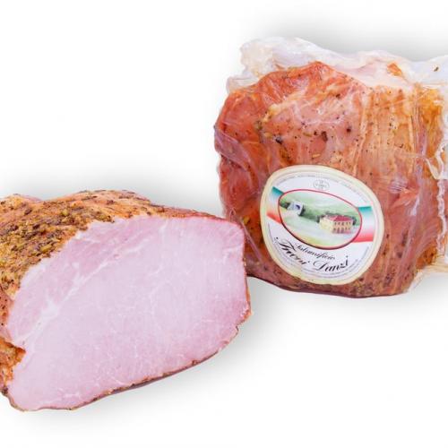 Half cooked smoked pork rump with herbs: sale price